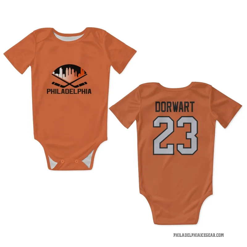 Karsen Dorwart Bodysuit | Authentic Philadelphia Flyers Karsen Dorwart ...